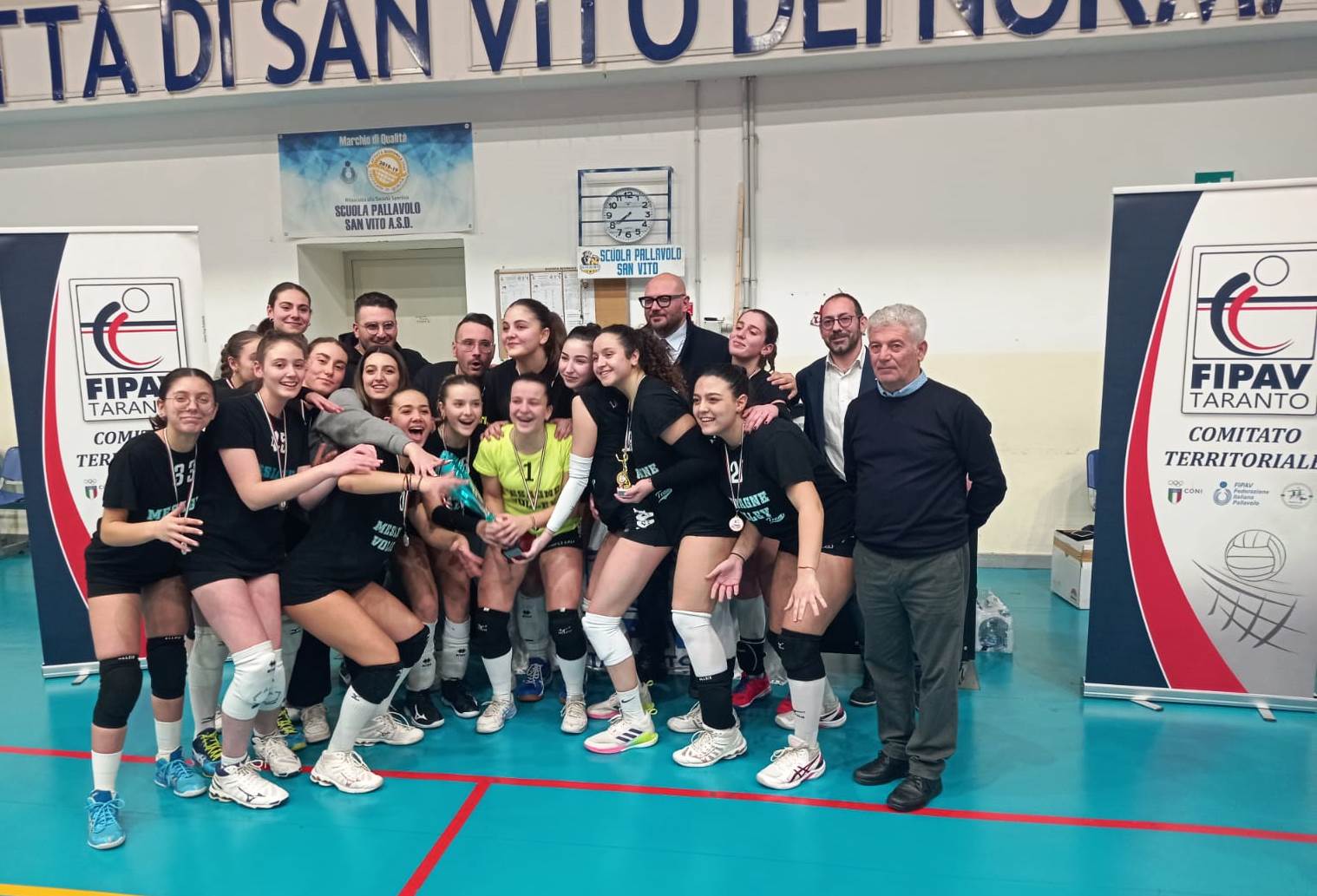 09-02-2024: #fipavtaranto – Appia Mesagne Volley campione territoriale U18F FIPAV Taranto ...